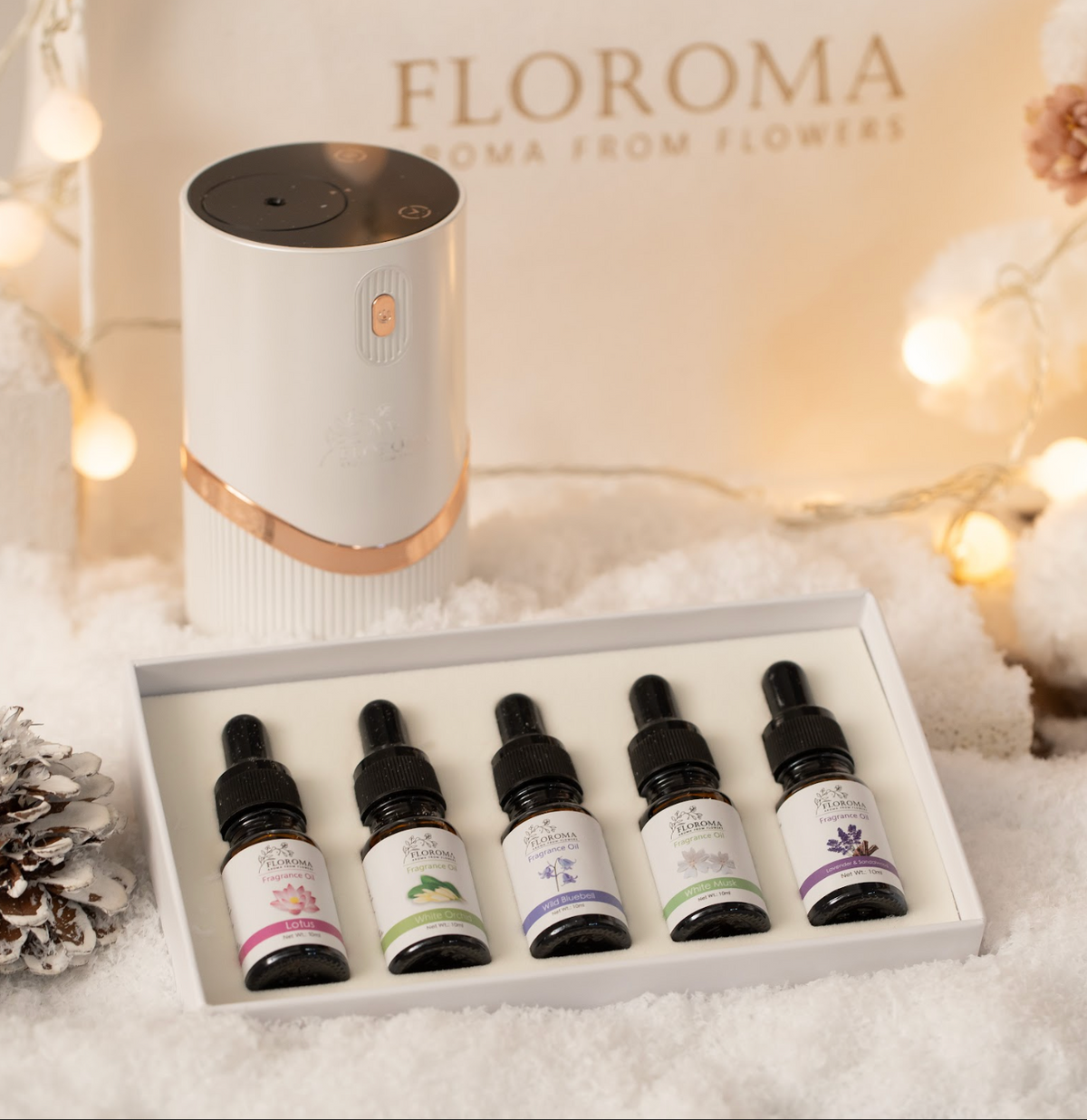 【女王節限定】5支香薰精油組合(10mL) | Floroma 花之滴