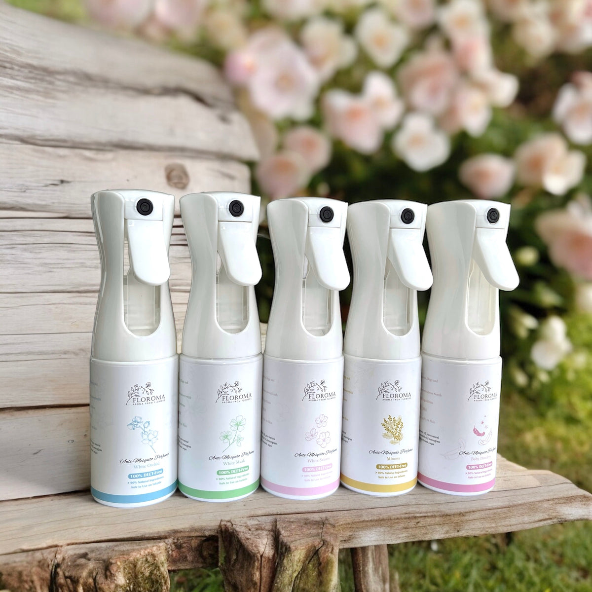 【混搭組合】天然驅床蝨及防蚊消毒噴霧2支套裝（任選香味） | Floroma 花之滴