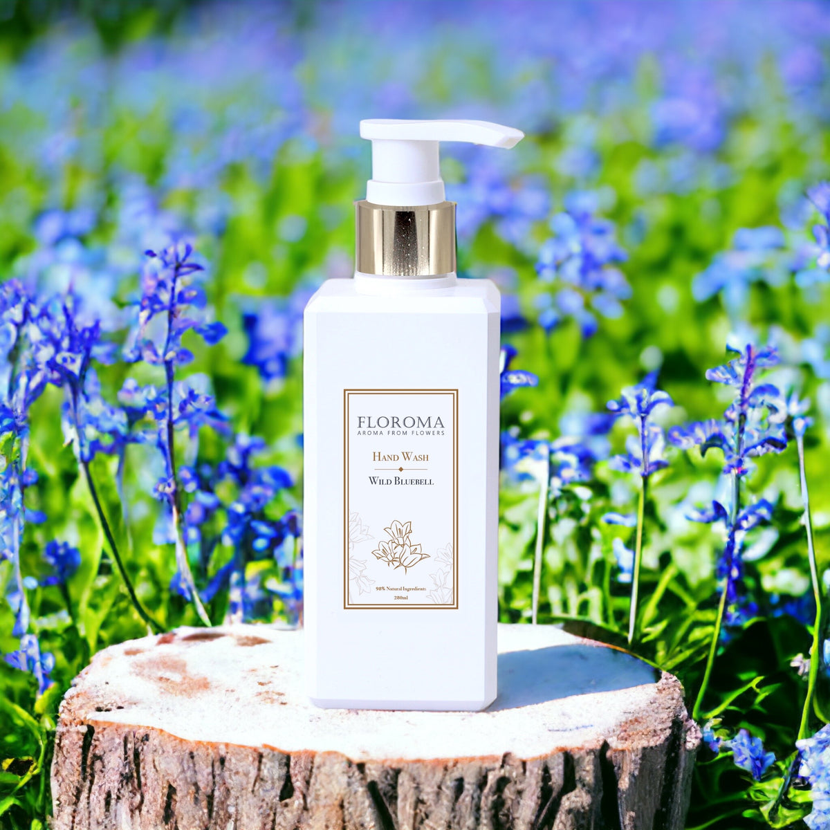 藍風鈴滋潤香氛洗手液 Wild Bluebell Moisturizing Hand Wash | Floroma 花之滴