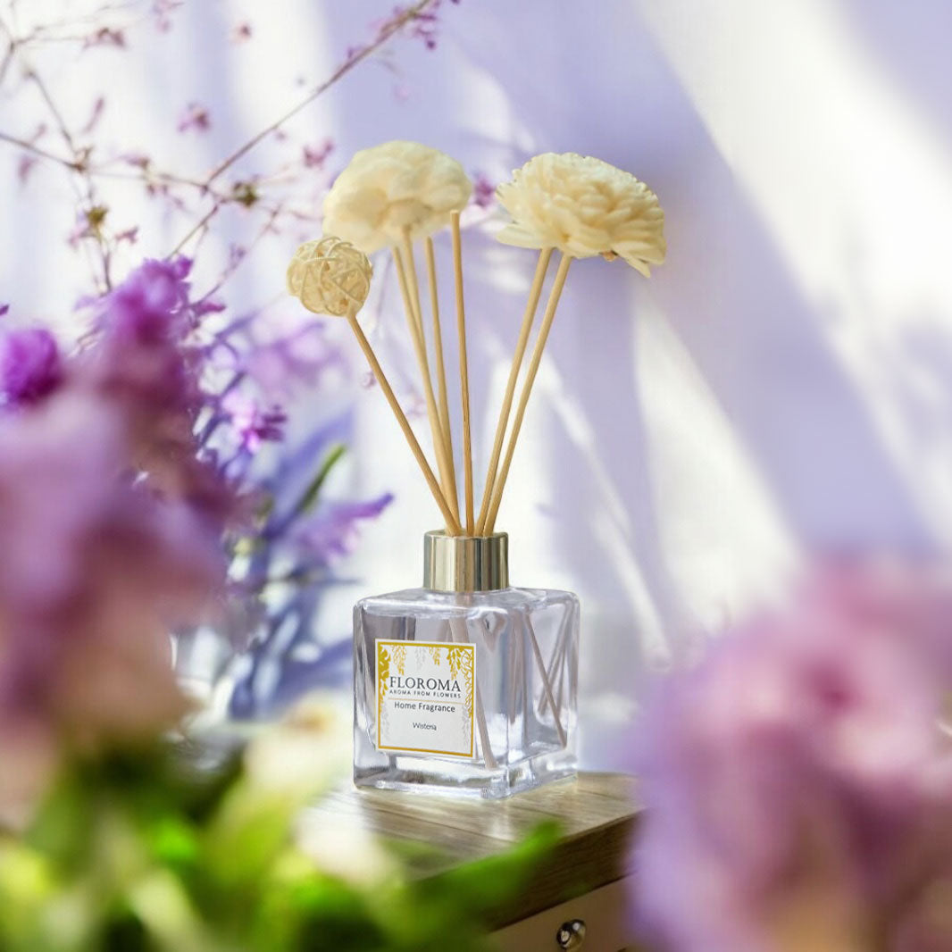 《紫藤花》【室內擴香瓶】Wisteria Home Diffuser | Floroma 花之滴