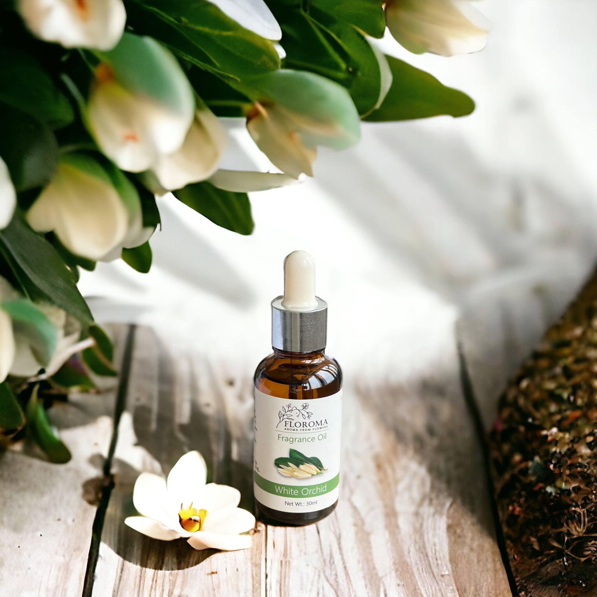 白蘭花香薰精油 White Orchid Fragrance Oil | Floroma 花之滴